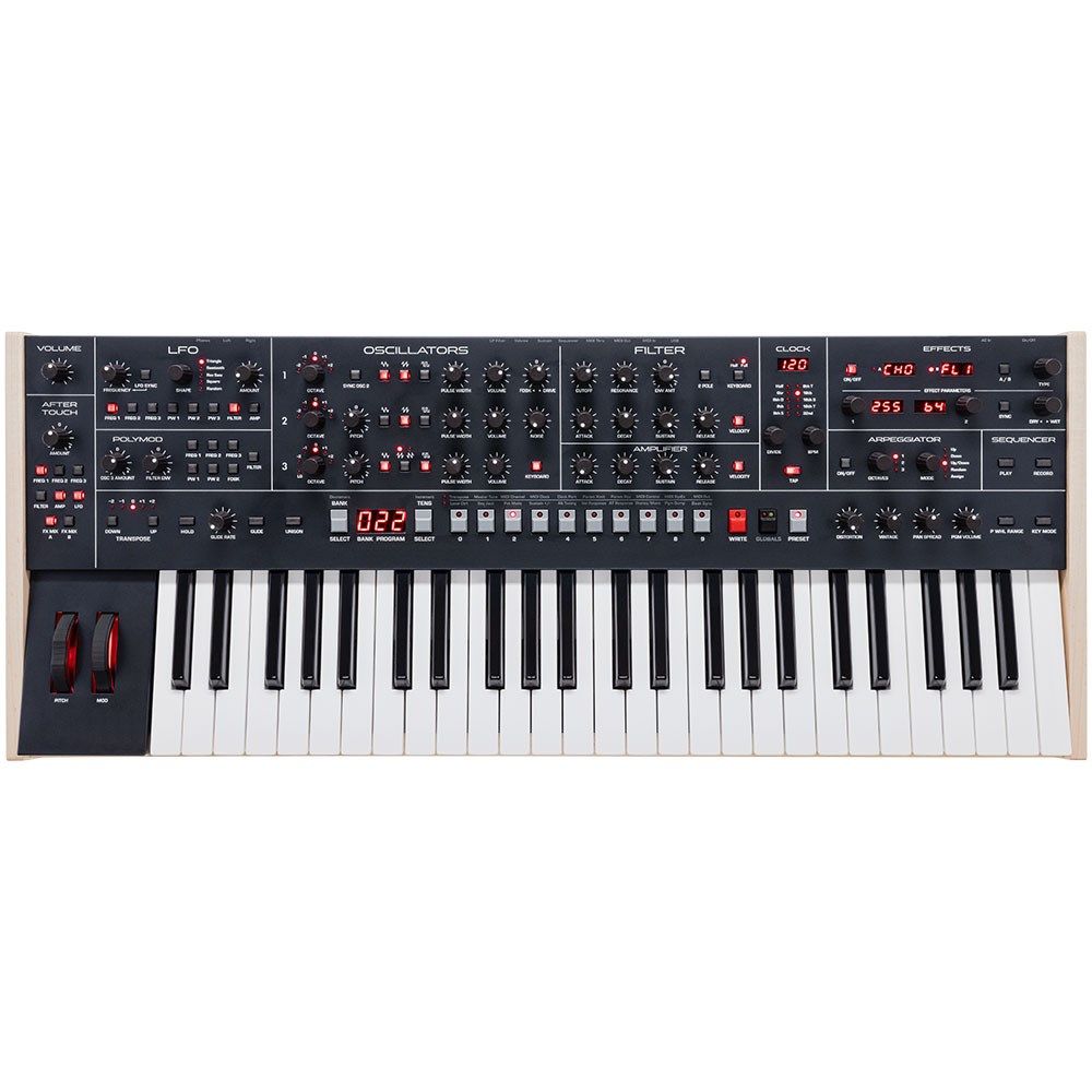 Sequential (DSI) Trigon-6 6-Voice Polyphonic Analog Synthesizer