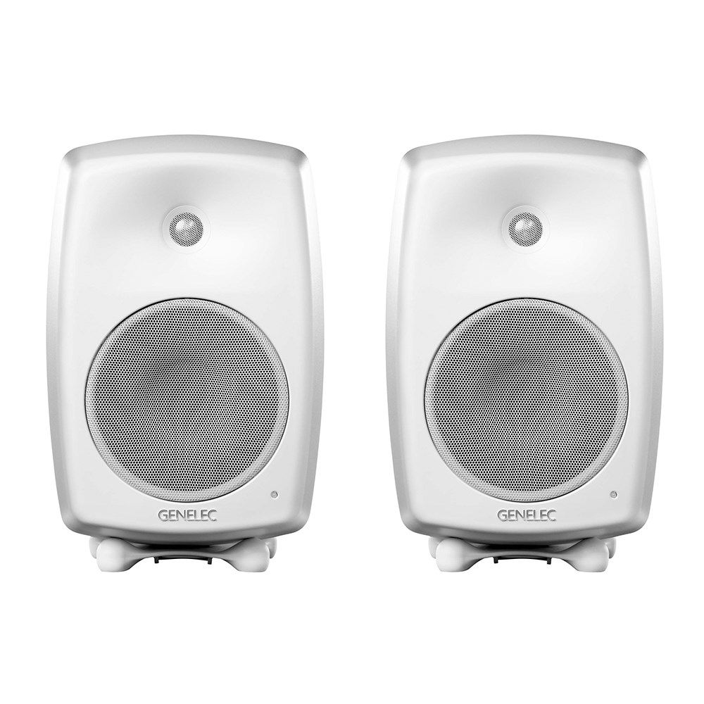 Genelec G Series G Four 6.5" Two-Way Active Studio Monitors - White (Pair)