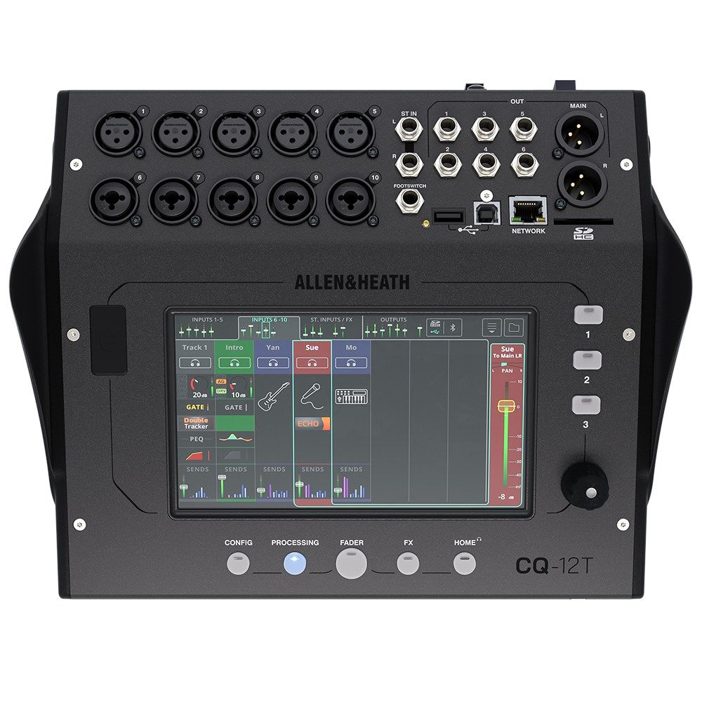 Allen & Heath CQ12T 12-Channel Touchscreen Digital Mixer w/ Bluetooth ...