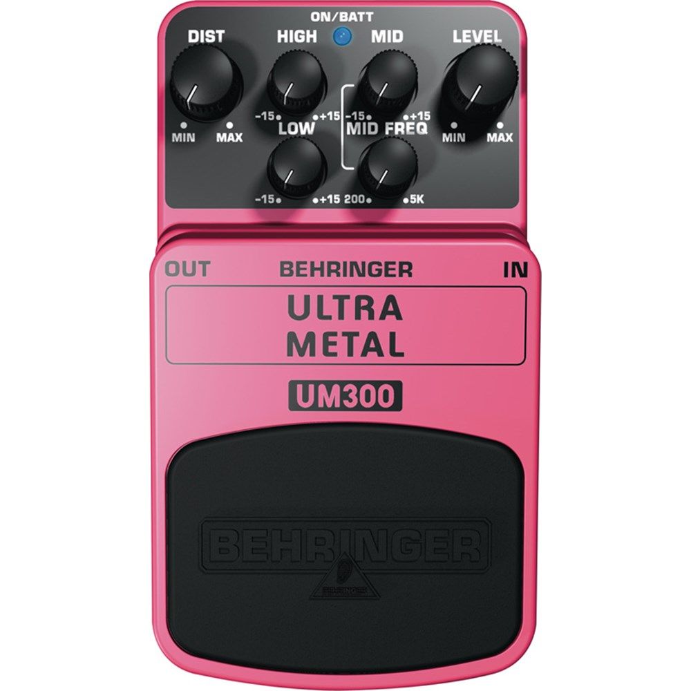 Behringer UM300 Ultra Metal Heavy Metal Distortion Pedal