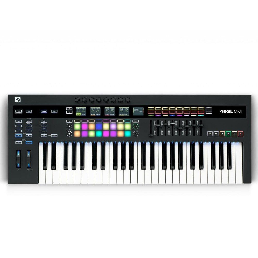 Novation Remote SL 49 MKIII MIDI & CV Keyboard Controller w/ 8-Track ...