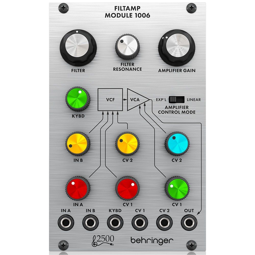 Behringer 1006 Legendary 2500 Series 24dB Low-Pass VCF & VCA Filtamp ...