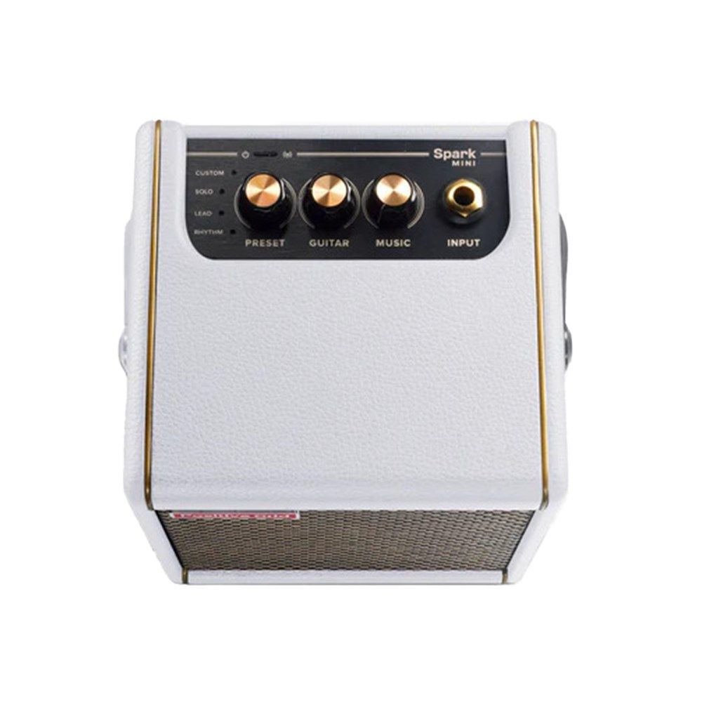Positive Grid Spark Mini Portable Smart Guitar Amp and Bluetooth Speaker Pearl