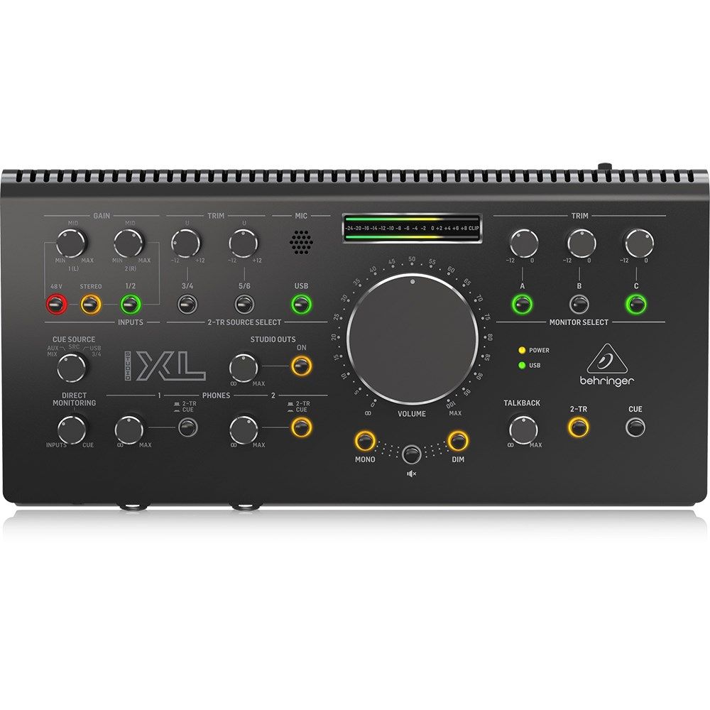 Behringer Studio XL 2x4 USB Interface w/ Monitor Control & Midas Preamps