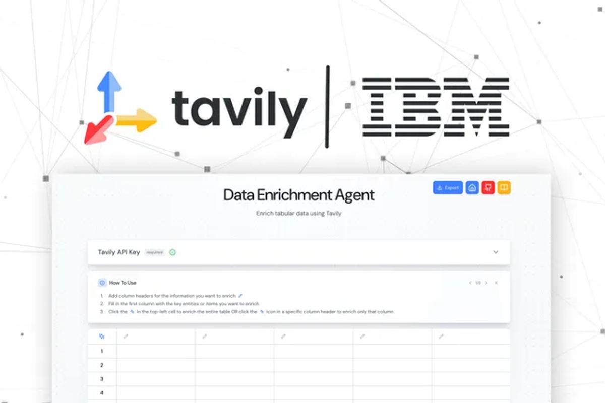 Driving smarter data enrichment: IBM and Tavily partner for Agentic AI ...