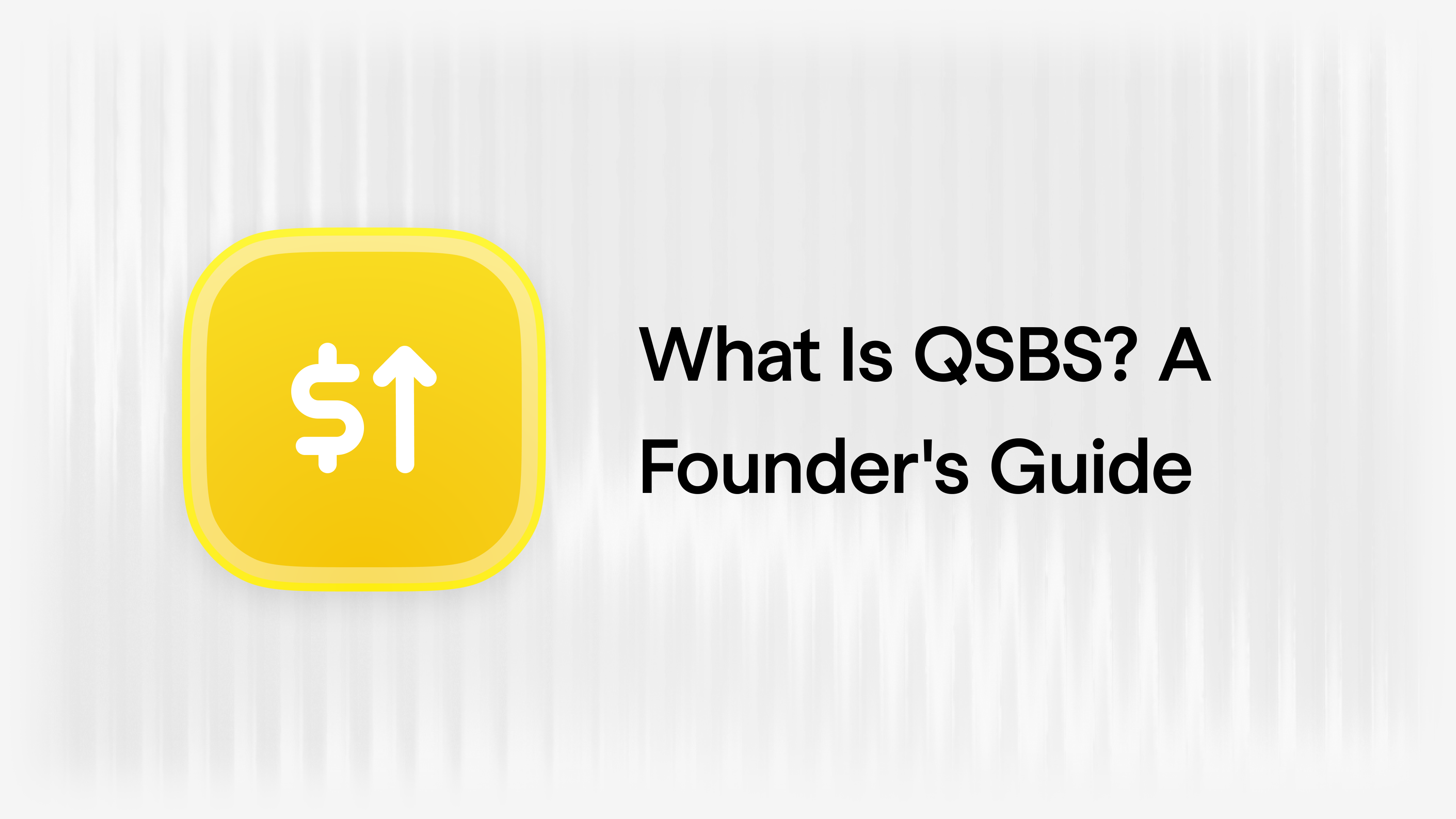 Warp › What Is QSBS? A Founder's Guide