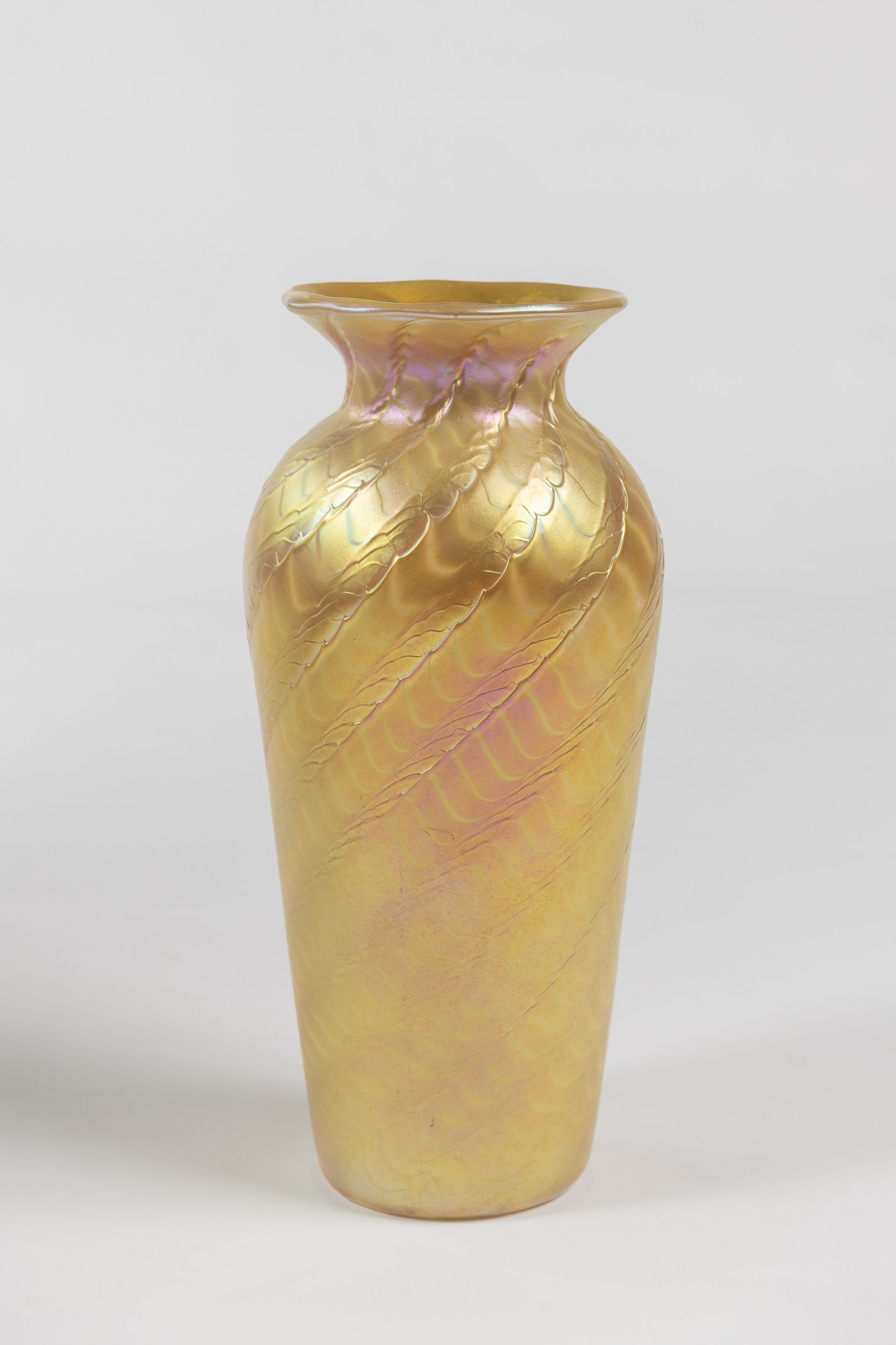 Lunberg Studio Gold Aurene Glass Vase | Ken Fulk