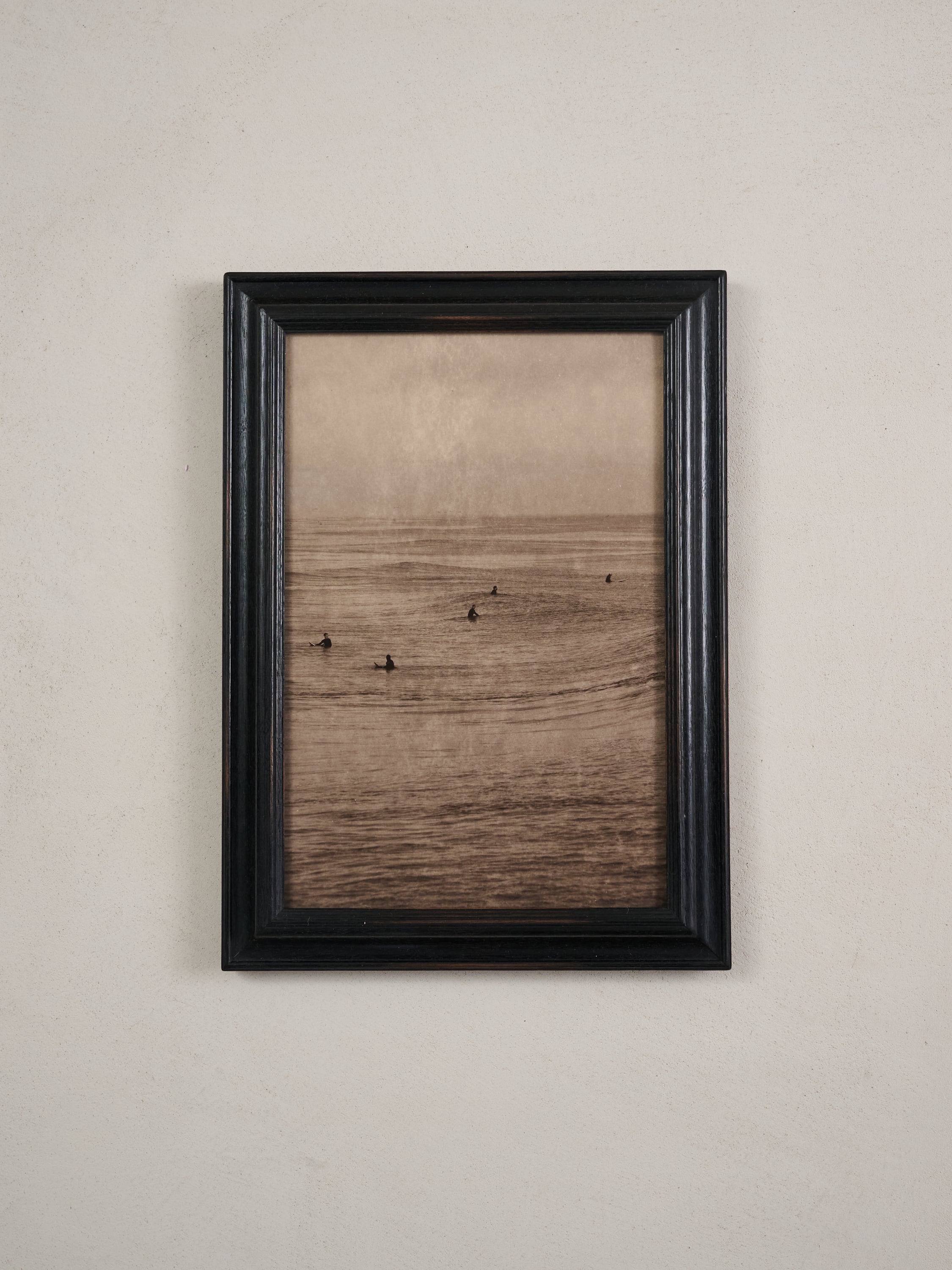 Jeffery Hayman Five Surfers, 1/1, Ebonized Walnut Frame | Ken Fulk
