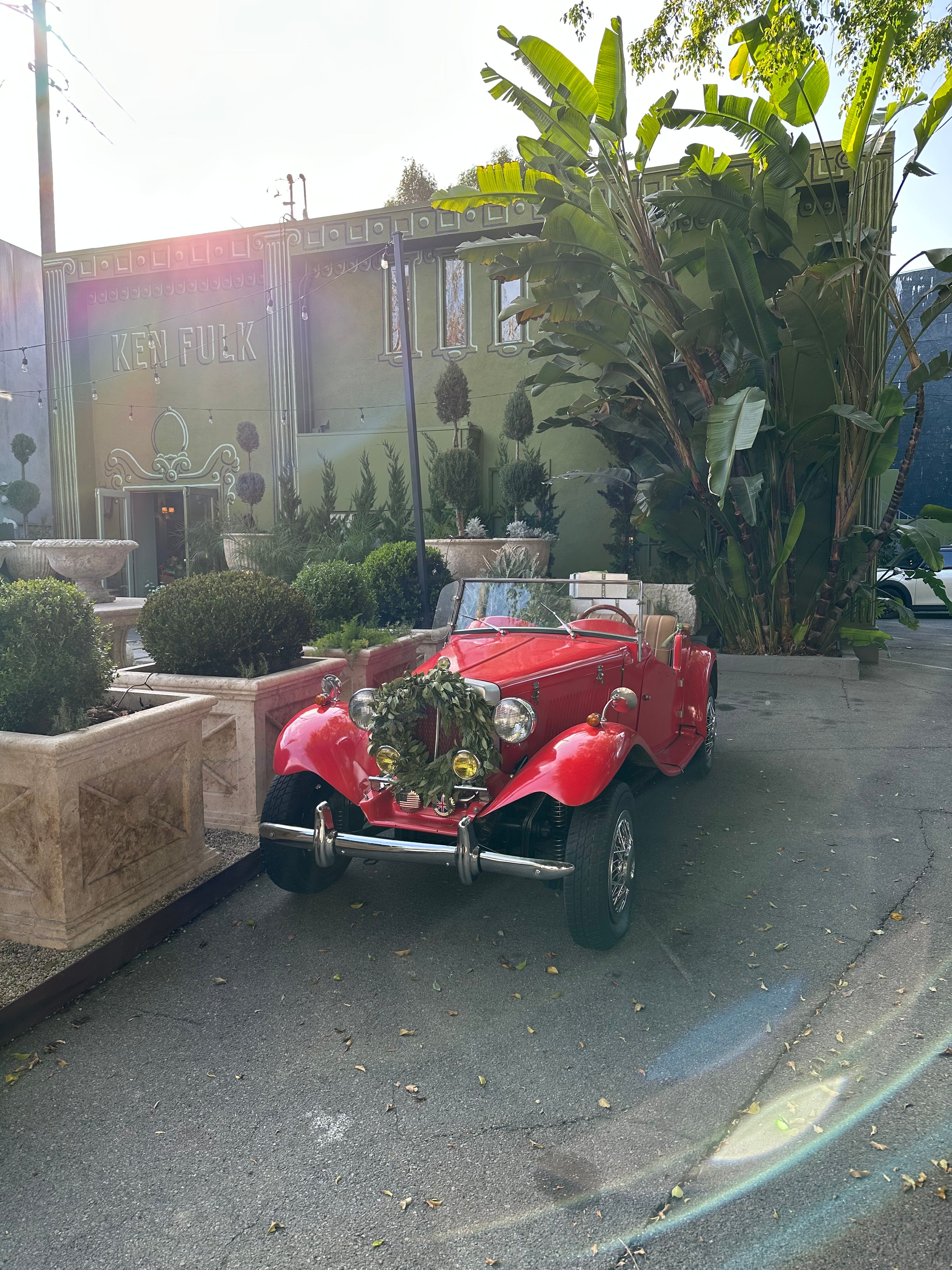 Santa Baby, a '52 Red Vintage Convertible | Ken Fulk