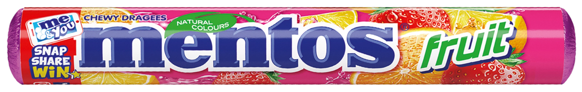 Mentos Fruit Roll | Mentos UK