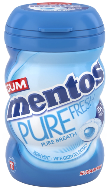 Mentos Pure Fresh Gum Freshmint Big Bottle | Mentos UK
