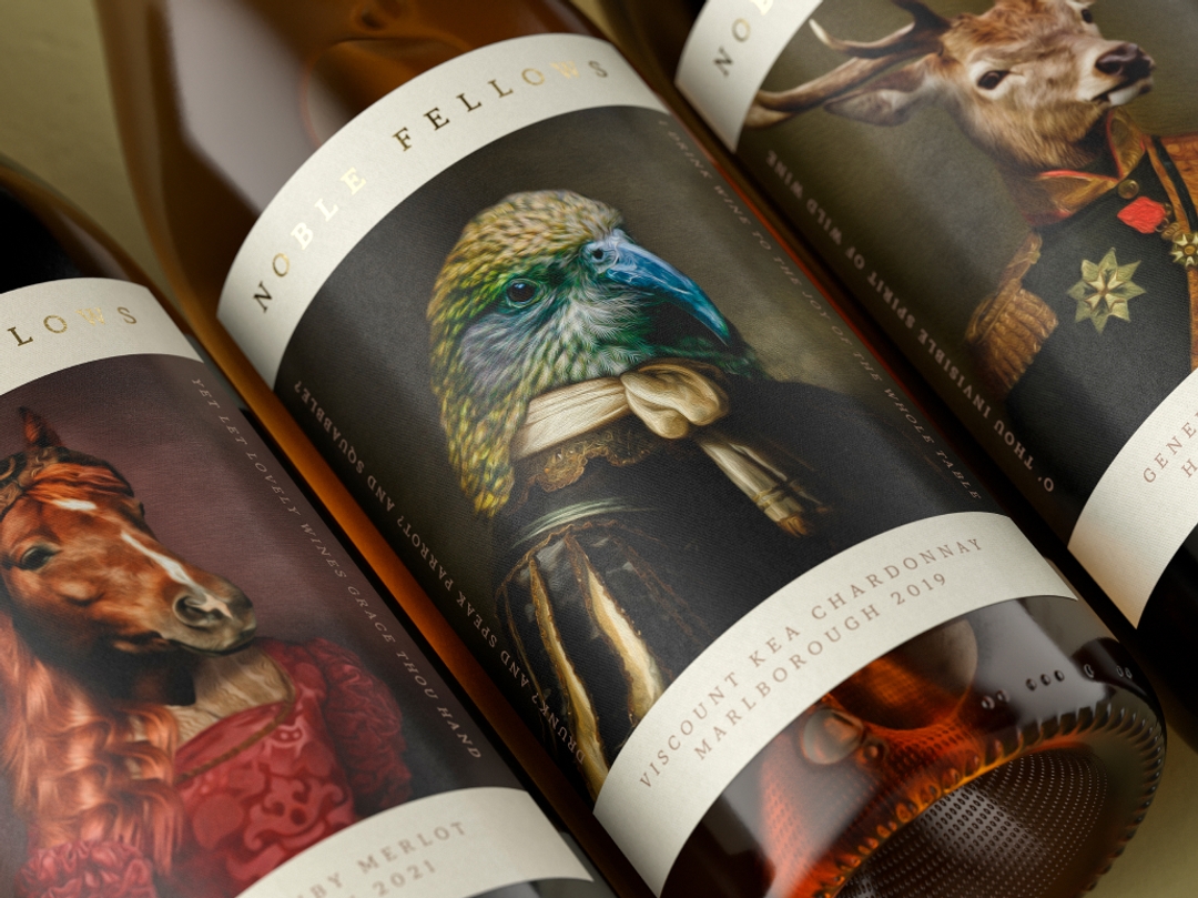 Noble Fellows | Wine Label Design | Our Revolution