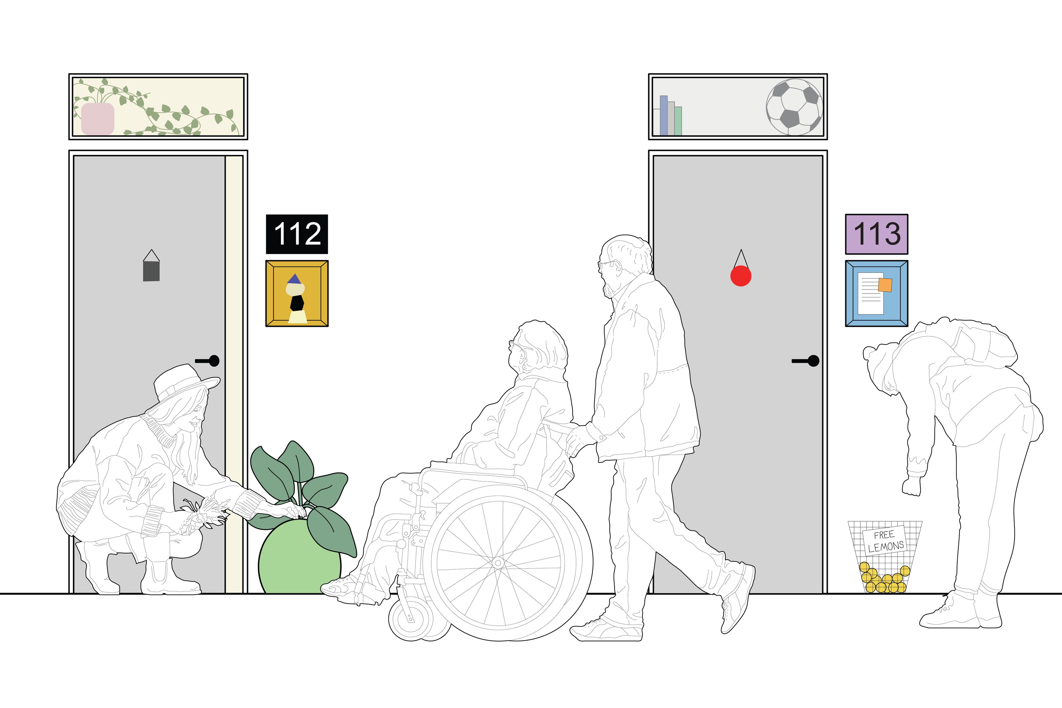 Creating better shared spaces in apartment complexes and their local ...