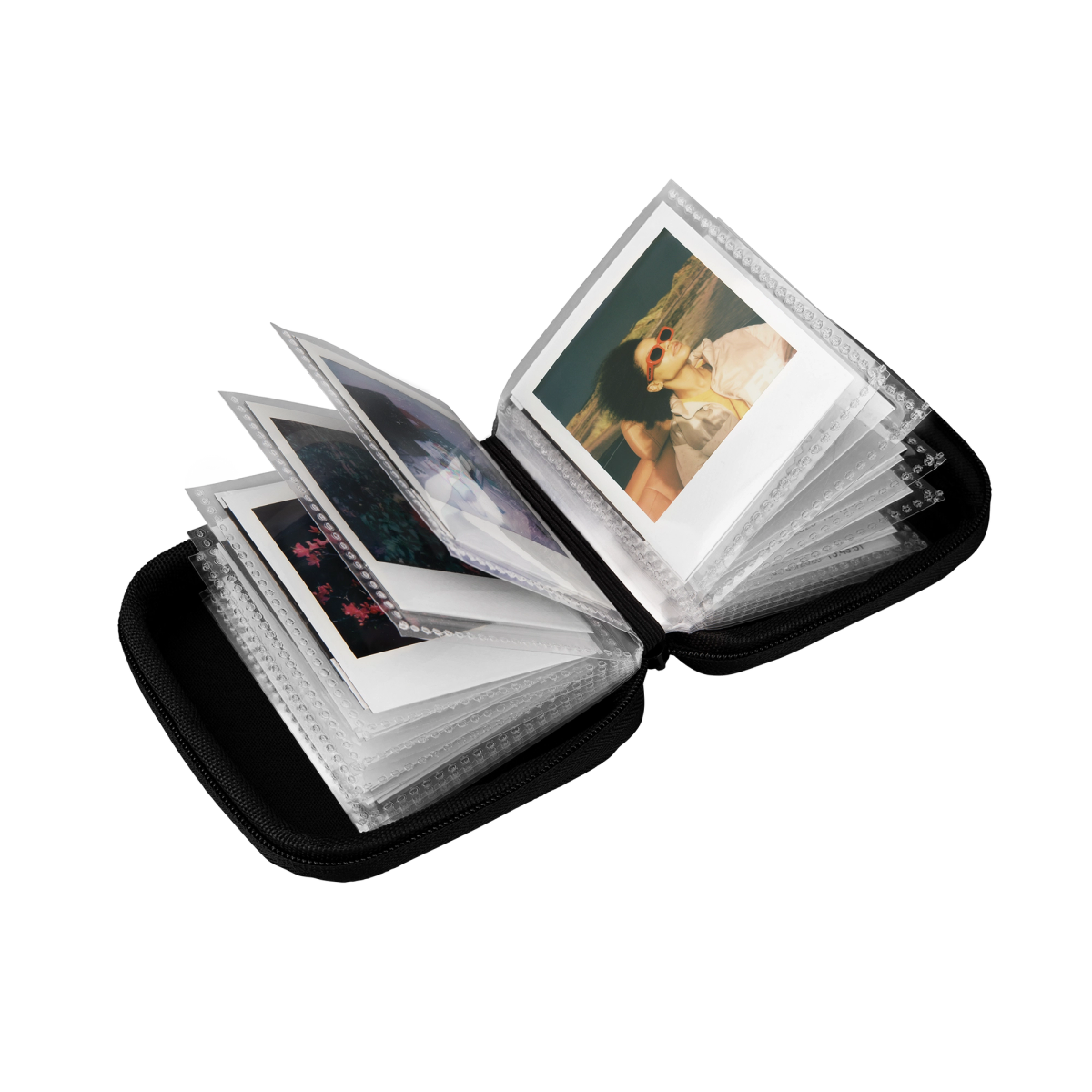 Polaroid Go Pocket Photo Album with zipper in 3 colors