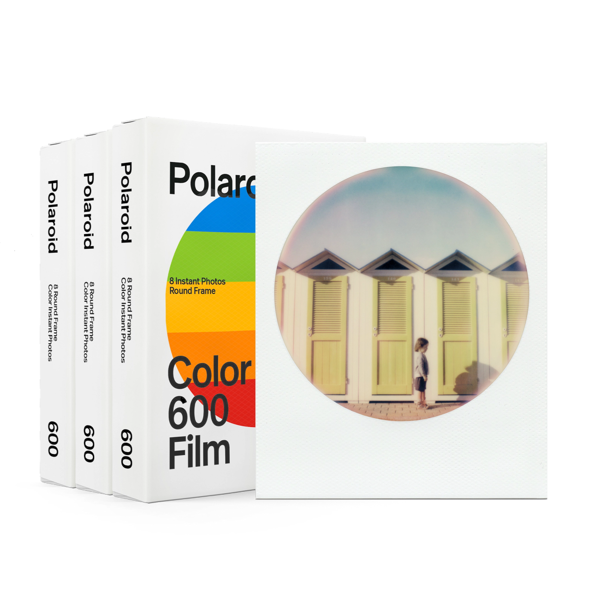 Color 600 Film Round Frame Triple Pack - US