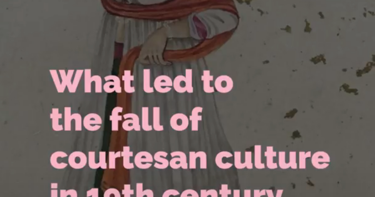 What Led to the Fall of Courtesan Culture in 19th Century Lucknow ...