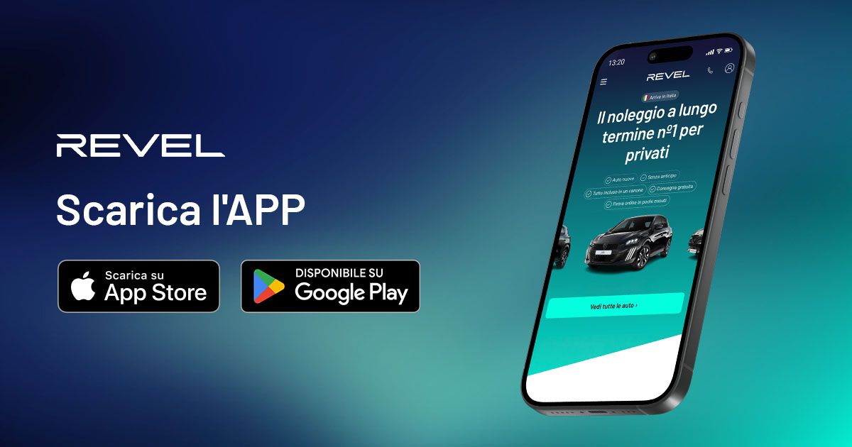 Scarica l’app di REVEL | Gestisci il tuo noleggio a lungo termine
