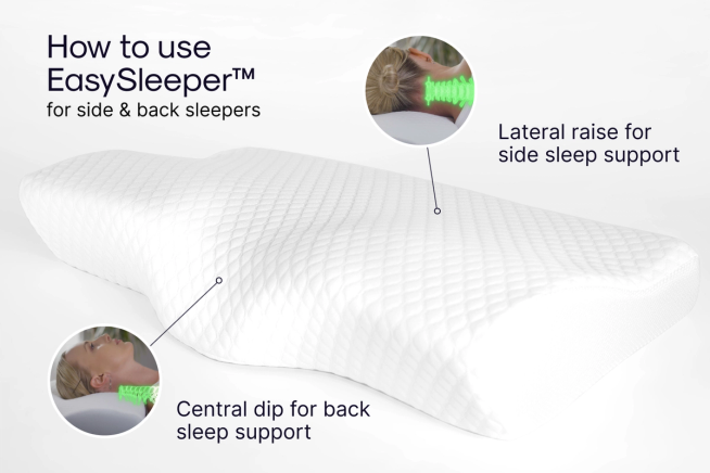 The Original EasySleeper™ Pillow - The No.1 Pillow For Neck Pain