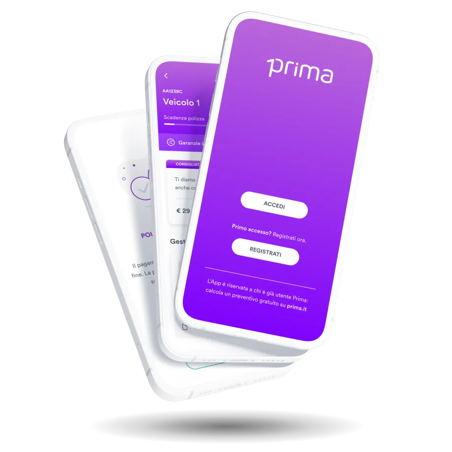 App per smartphone Android o Apple riservata ai clienti - Prima