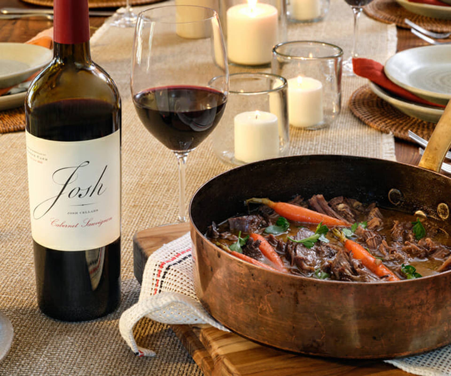 Cabernet Braised Short Ribs Off-the-Bone | Josh Cellars