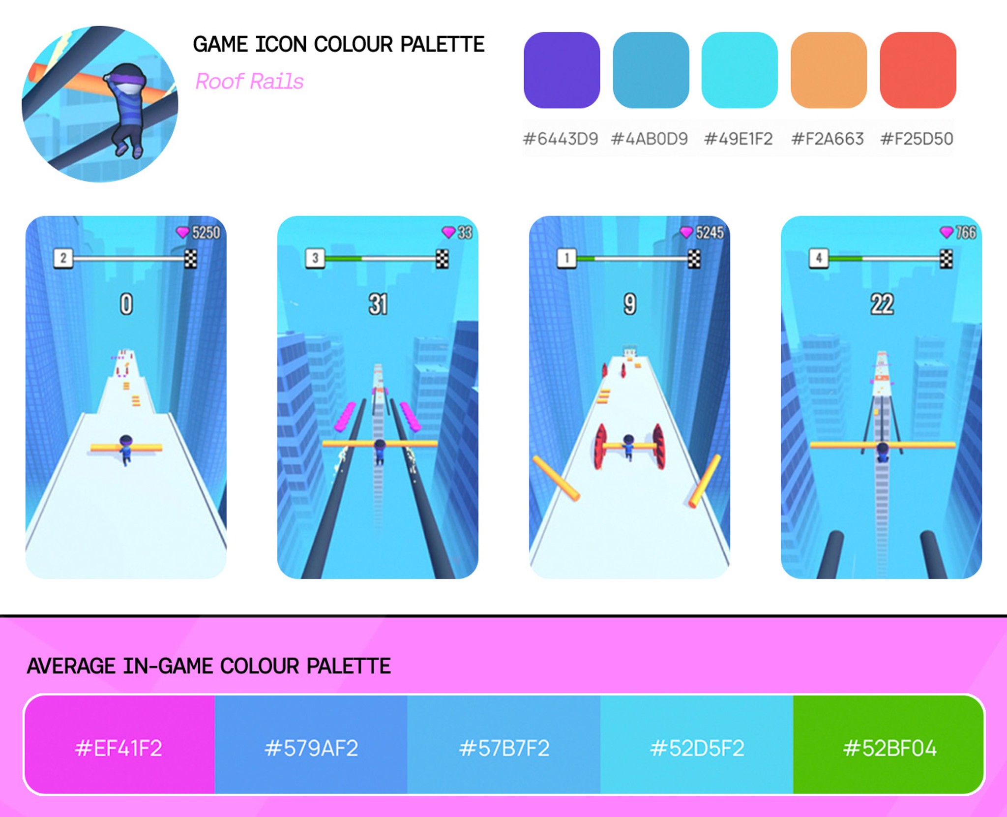 Homa | How to create a hyper casual game colour palette