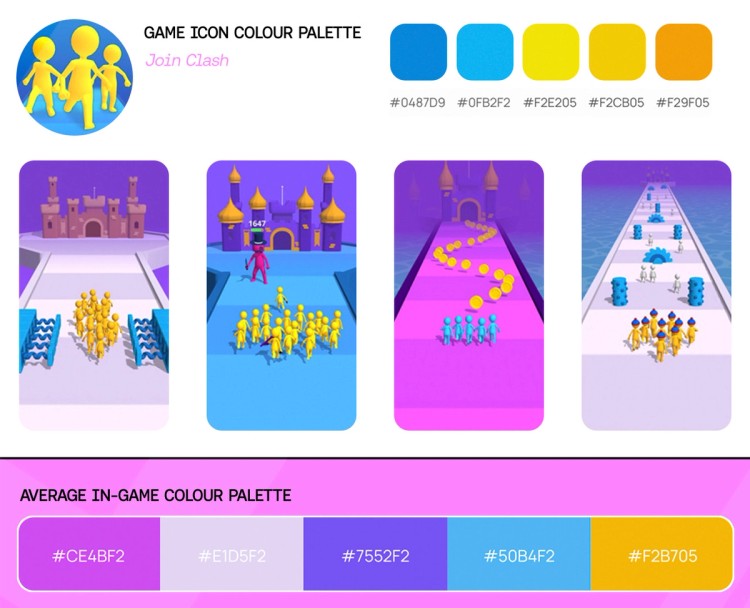 Homa | How to create a hyper casual game colour palette