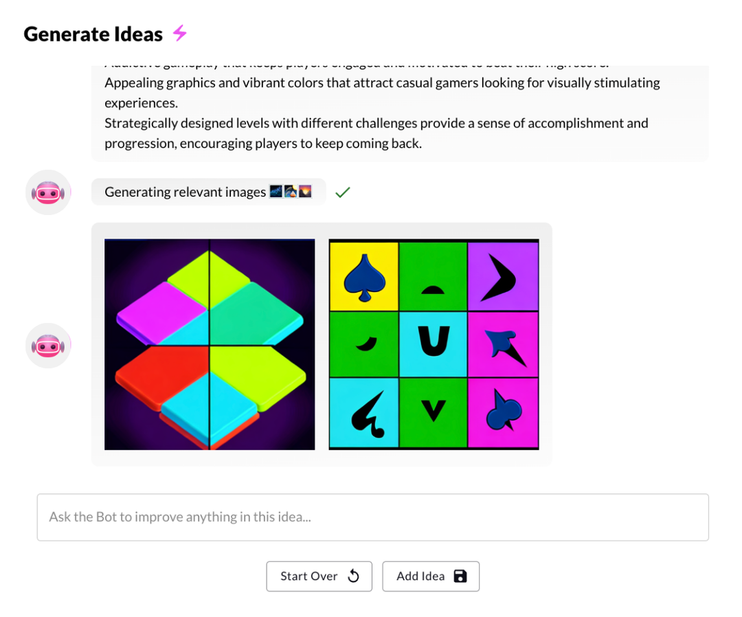 Homa | Game Idea Generator - Homa's GenAI Tool