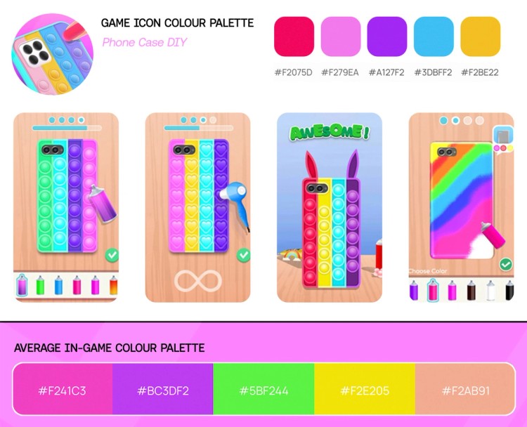 Homa | How to create a hyper casual game colour palette