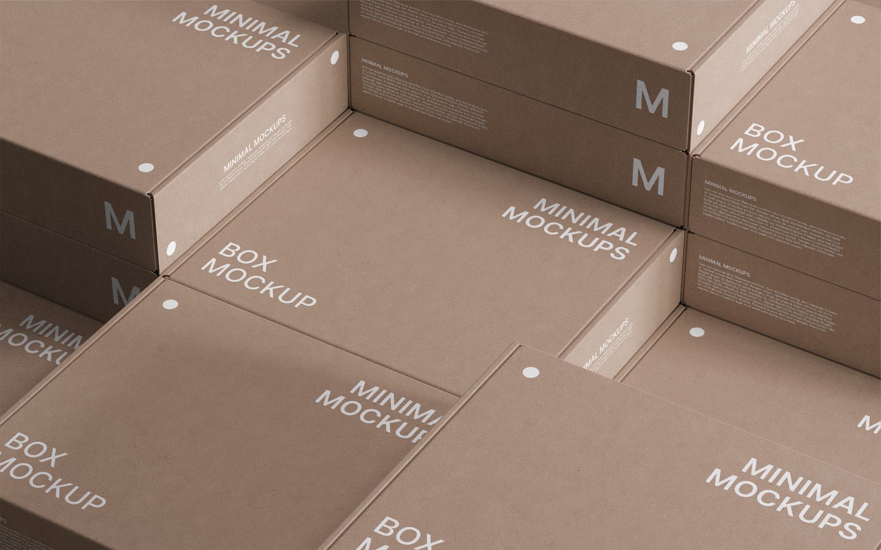 Boxes Mockups | Minimal Mockups