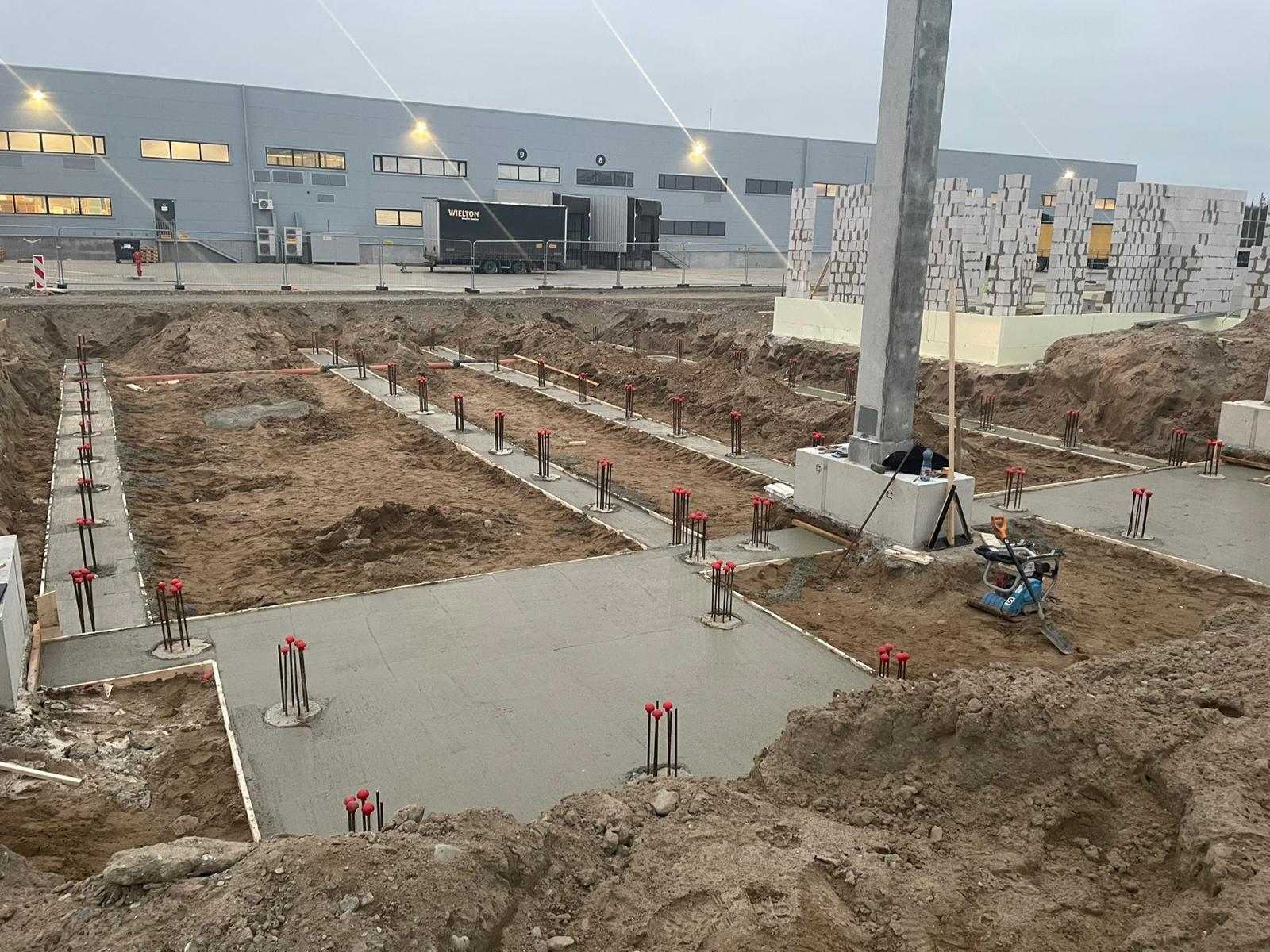 Foundation and Structural Concrete Works for Manufacturing Building ...