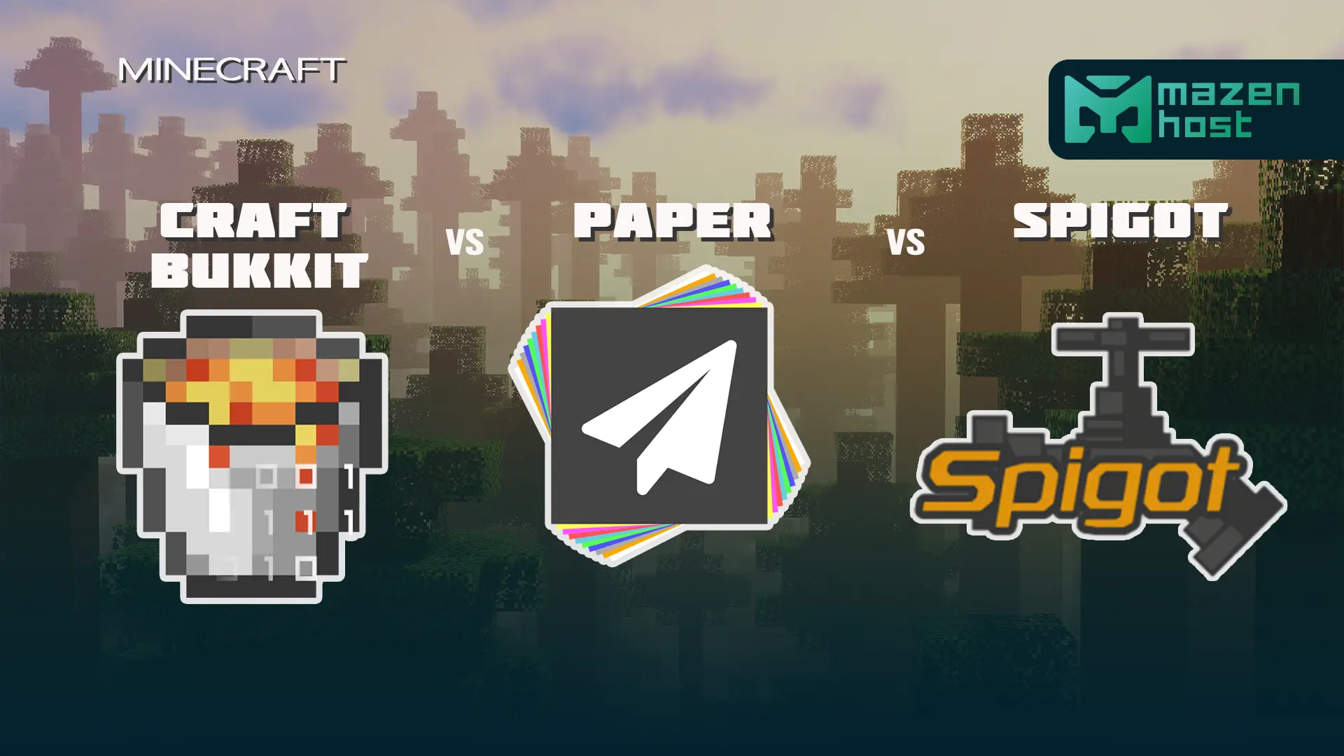 Cómo Elegir Entre: CraftBukkit vs. Paper vs. Spigot