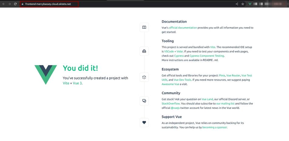 Developing Vuejs And Nodejs Apps With Okteto Okteto