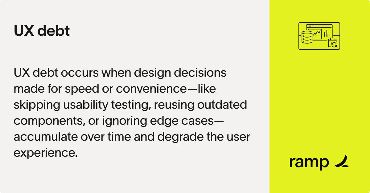 What is UX Debt? What It Means & Where It Came From