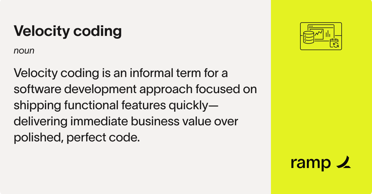 What is "Velocity Coding"? Meaning & Where It Came From