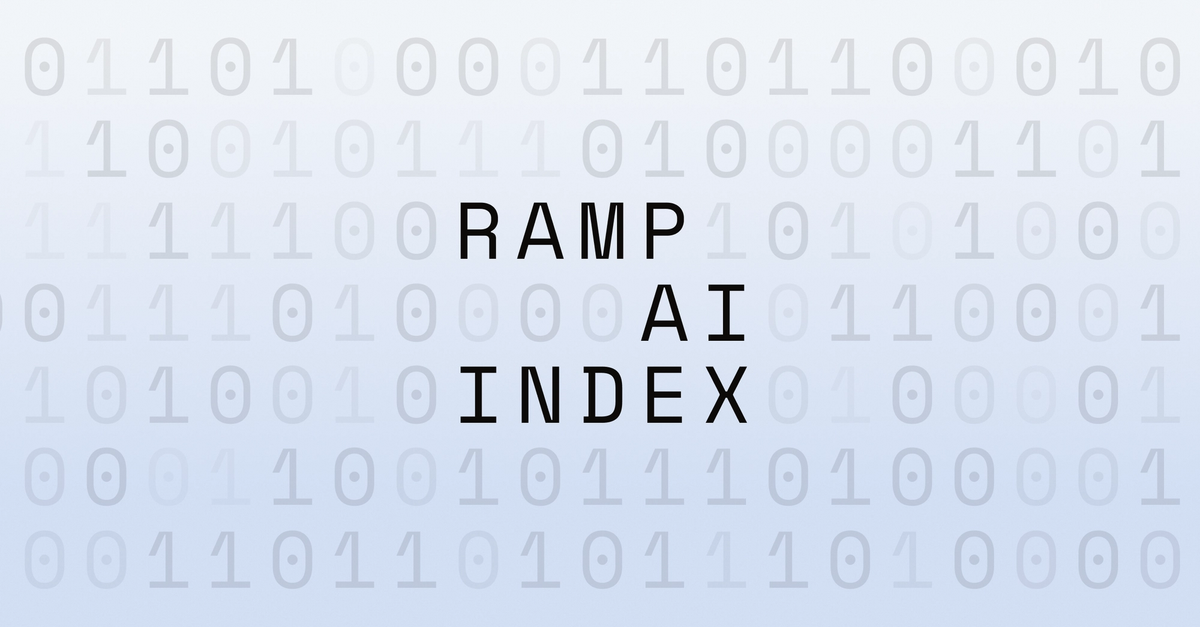 Ramp AI Index April 2026 update