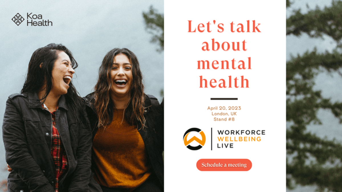 Koa Health | Workforce Wellbeing Live 2023