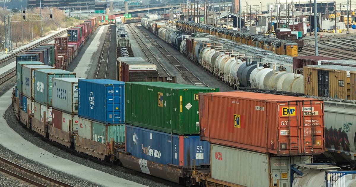 Rail data shows reality of current supply chain