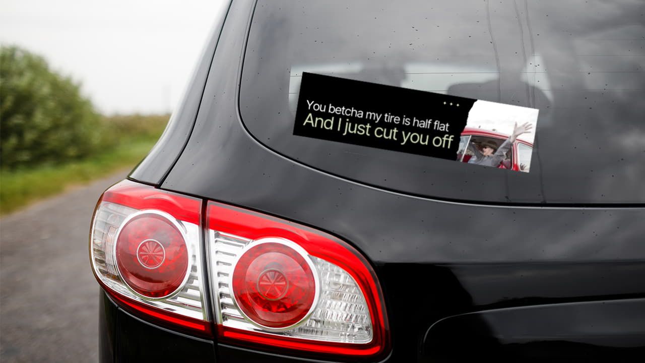 These Fun Bumper Sticker Designs Can Brighten Your Day | Stickers.com