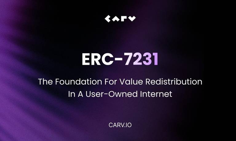 ERC-7231: Ethereum Community Backs CARV’s NFT Standard for Value Redistribution to Users in the ...