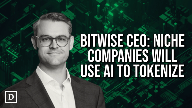 AI Can Help a Long Tail of Micro Companies to Issue Tokens, Bitwise CEO - "The Defiant"