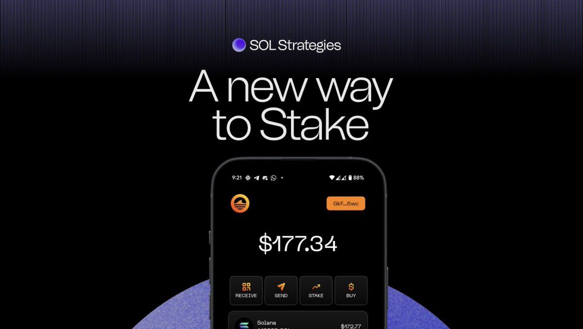 Sol Strategies Launches Orangefin Mobile App for Solana Staking with $500M Raise, No Seed Phrase ...
