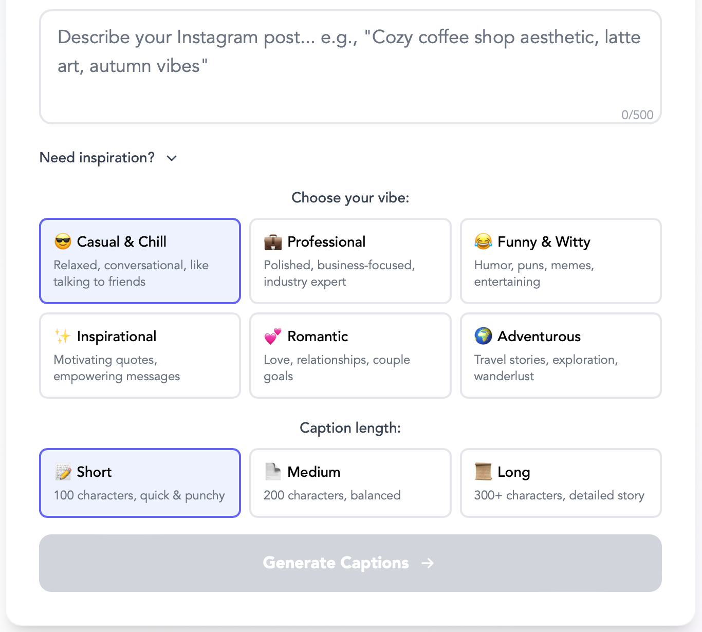 Instagram Caption Generator: Write Better Captions Without Overthinking ...
