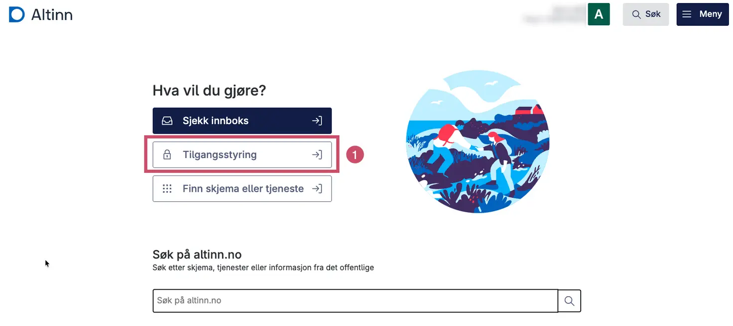 Tilgangsstyring på Altinn