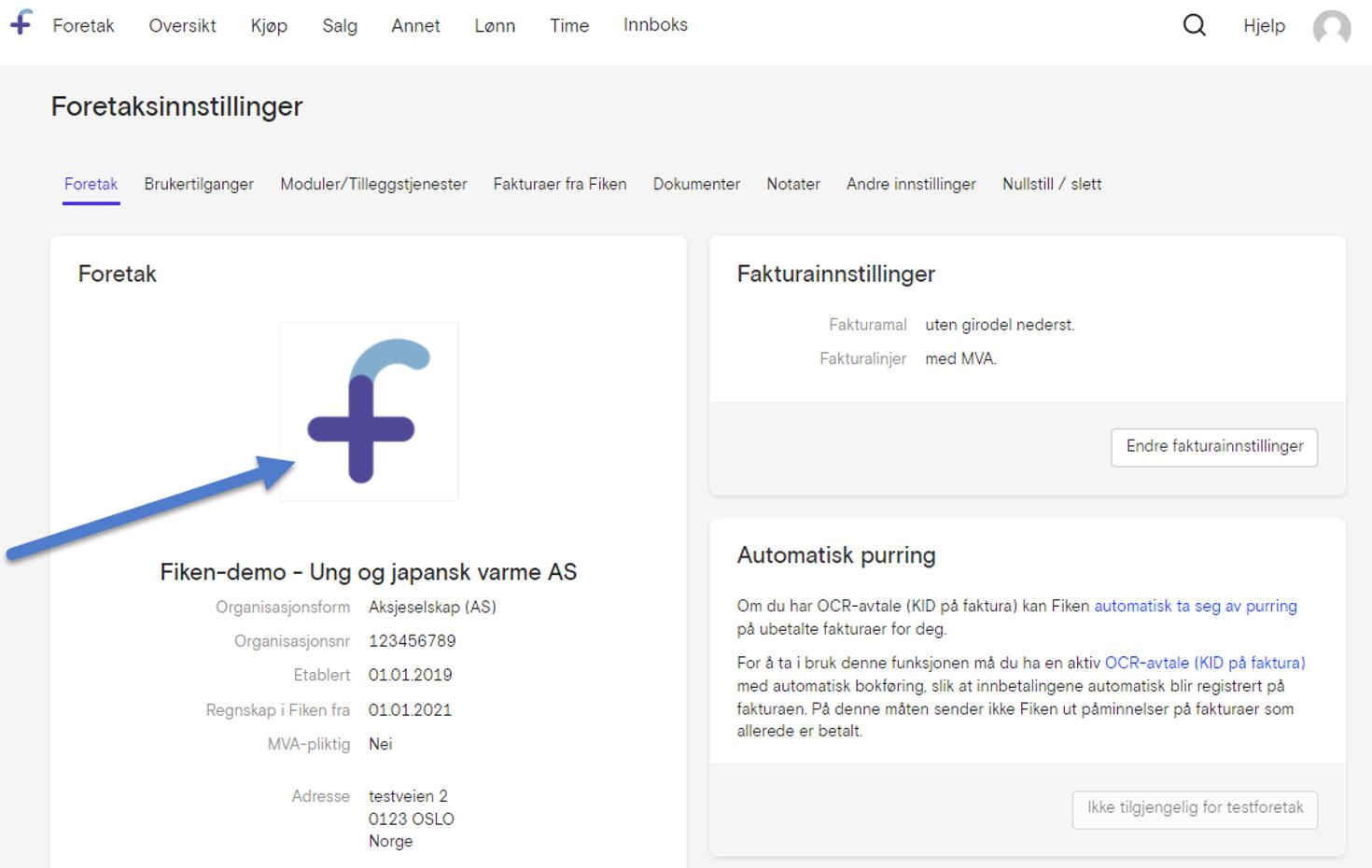 Hjelp og kundeservice til Fiken regnskap
