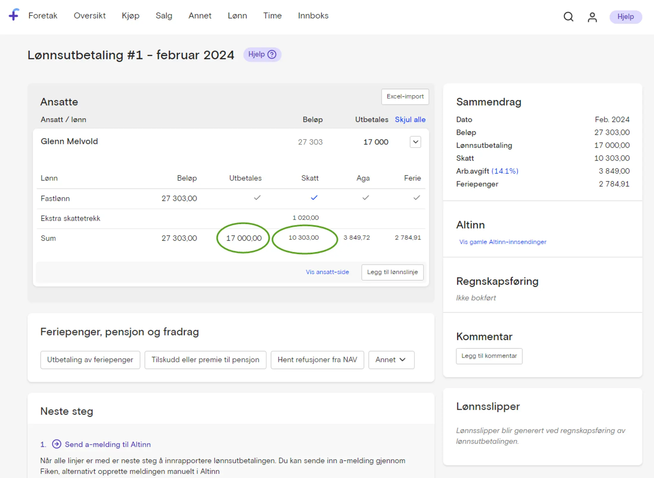 Hjelp og kundeservice til Fiken regnskap
