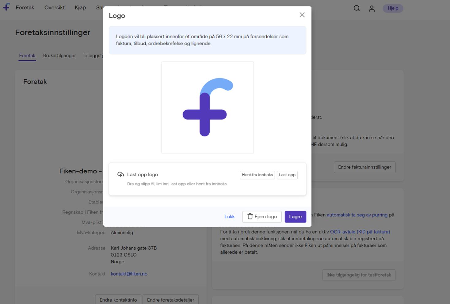 Hjelp og kundeservice til Fiken regnskap