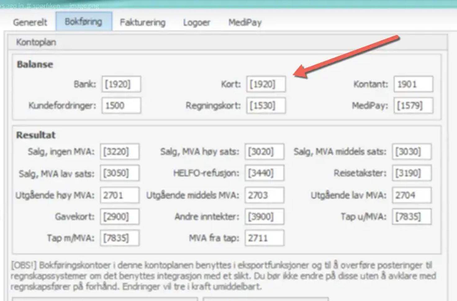 Bilde av kontoplanen hos Aspit