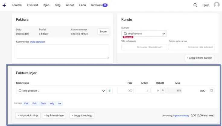 Hjelp og kundeservice til Fiken regnskap