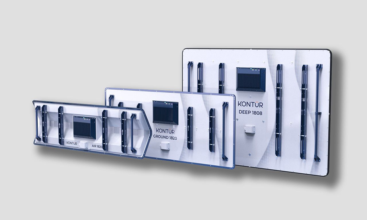 3D GPR multi-channel array sensors