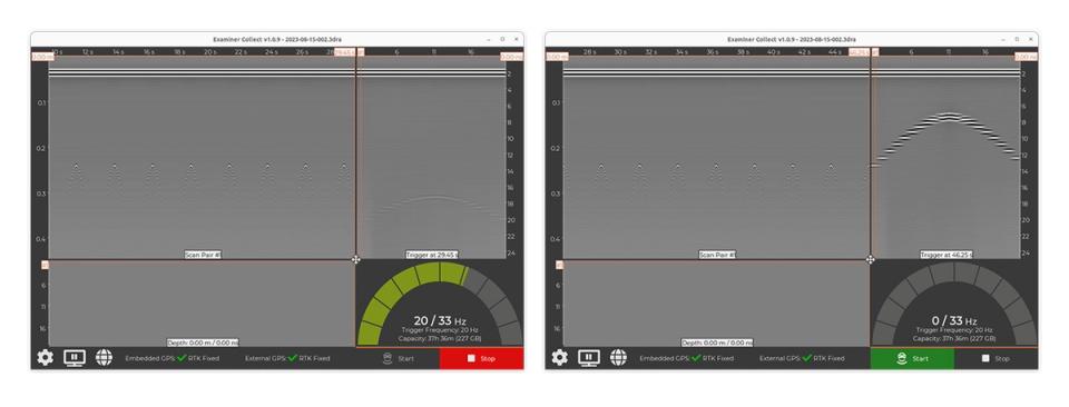 Kontur Examiner Collect GPR software